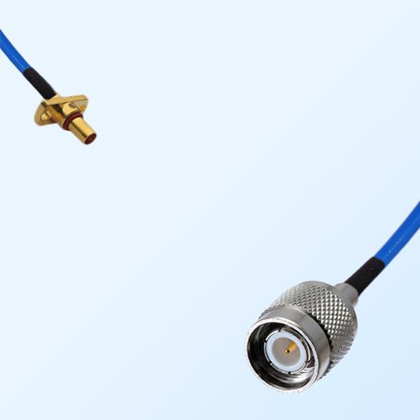 TNC Male - SBMA Male 2 Hole Panel Mount Semi-Flexible Cable Assemblies